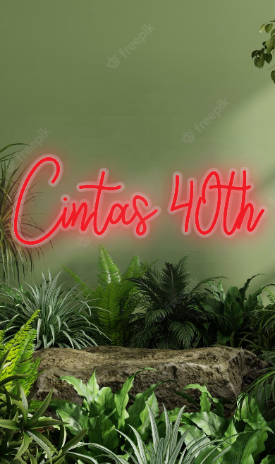 CUSTOM SIGN: Cintas 40th - Electric-Confetti USA