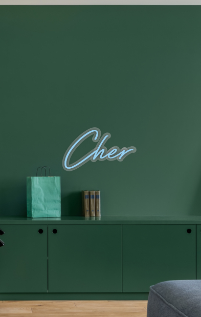 CUSTOM SIGN: Cher - Electric-Confetti USA